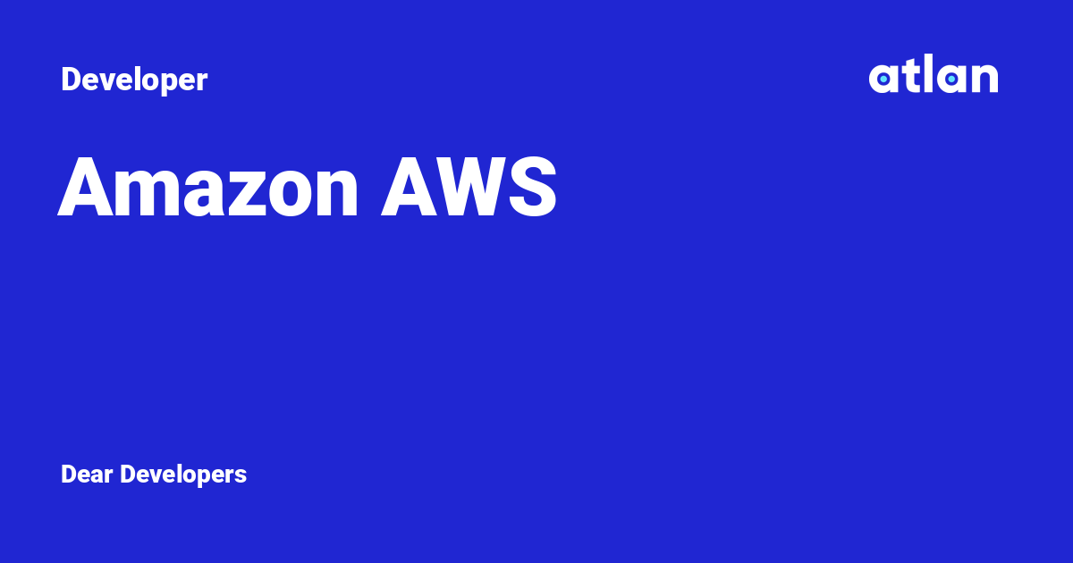 Amazon AWS - Developer