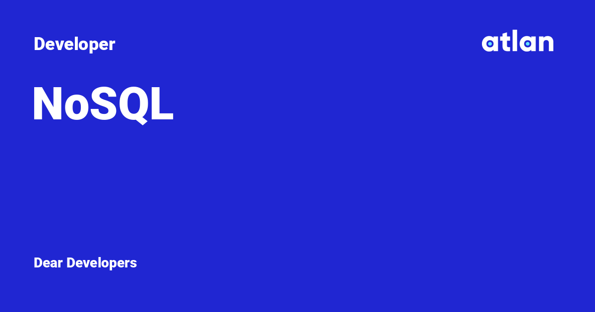 NoSQL - Developer