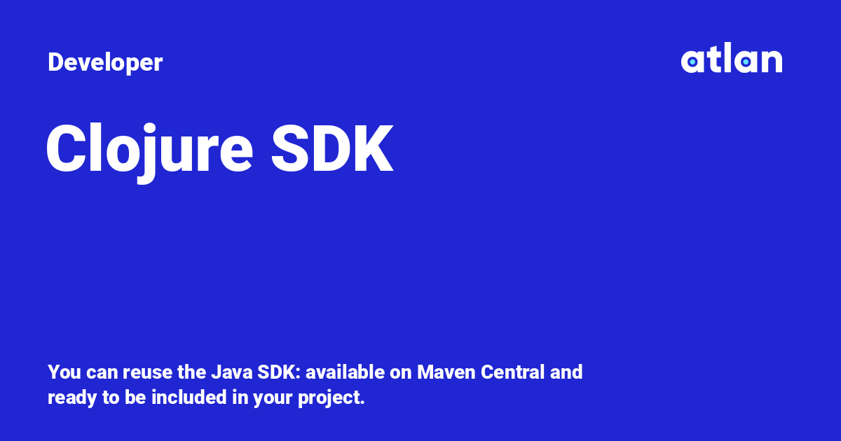 Clojure Sdk Developer 0145